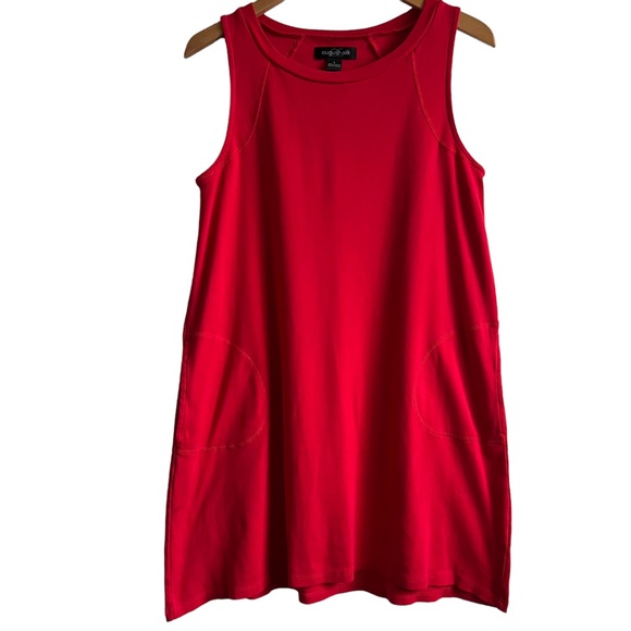 august silk | Dresses | August Silk Large Red Shirt Dress | Poshmark